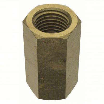 941555-9 Coupling Nut: Zinc Plated, Grade 2, Steel, 1 1/4"-7 Thread, 1 ...