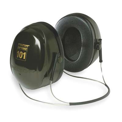 932579-7 3M Behind-the-Neck Ear Muffs, 26 dB Noise Reduction Rating NRR ...