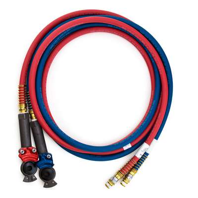 91342 DOT Red and Blue Rubber Air Brake Hose Assembly w/Red and Blue ...