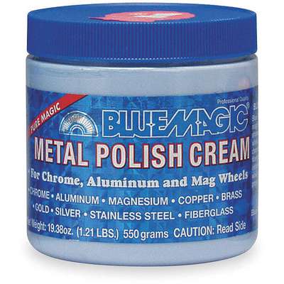 911801 Blue Magic Metal Polish, 8 oz. Jar, Unscented Paste, Ready to ...