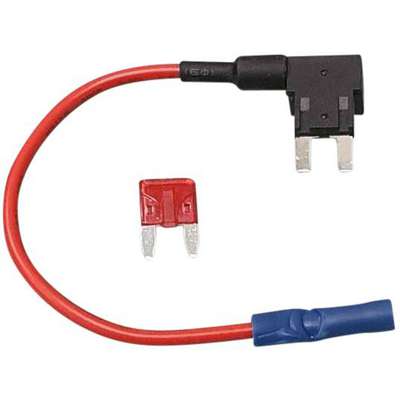 Mini Add-A-Fuse 10A, Black/Red | Imperial Supplies