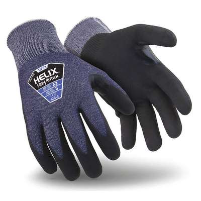 933915 Hexarmor Coated Gloves: XS ( 6 ), ANSI Cut Level A3, Palm, Dipped, Foam Nitrile, Sandy ...