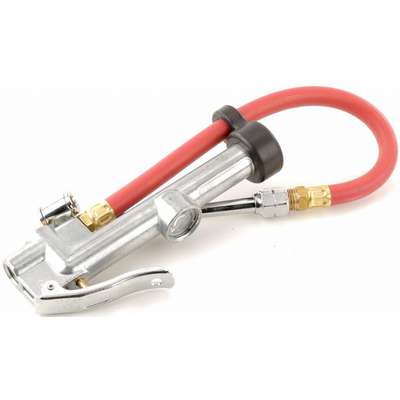 913840-1 Westward Dual Head Tire Inflator Gauge: 10 to 120 psi, 12 in ...