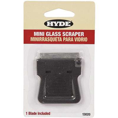 914705-3 Hyde Glass Scraper: 1 1/2 in Blade Wd, Carbon Steel, 1 1/2 in ...