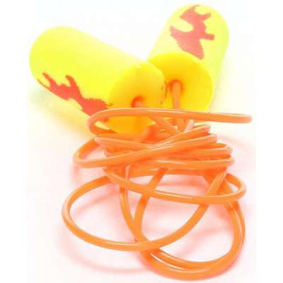 916790-3 3M Bullet Ear Plugs, 33dB Noise Reduction Rating NRR, Corded ...