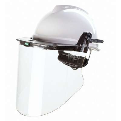 912803-5 MSA Faceshield Frame: Plastic, Black, Dielectric Protection ...