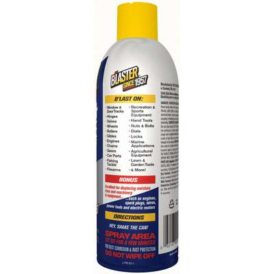 912423-6 B'Laster Multipurpose Lubricant, 0°F to 120°F, PTFE, 8 oz ...