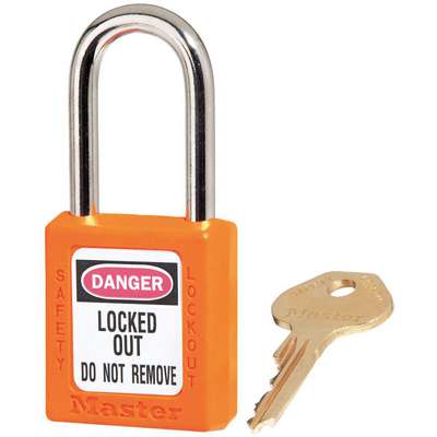 914490-8 Master Lock Orange Lockout Padlock, Different Key Type ...