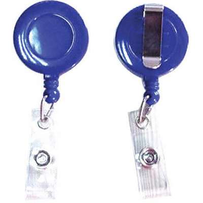 922760-9 Badge Reel, Retractable/Clip, Blue, PK10 | Imperial Supplies