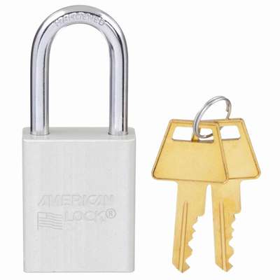 920759-9 American Lock Silver Lockout Padlock, Alike Key Type, Aluminum ...