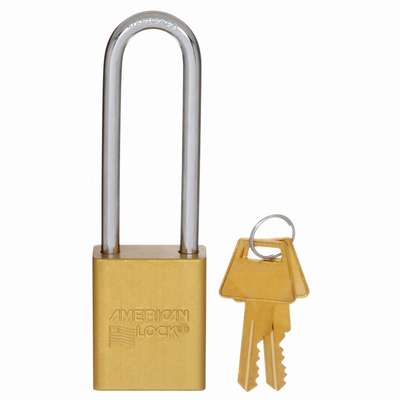916348-3 American Lock Yellow Lockout Padlock, Alike Key Type, Aluminum ...