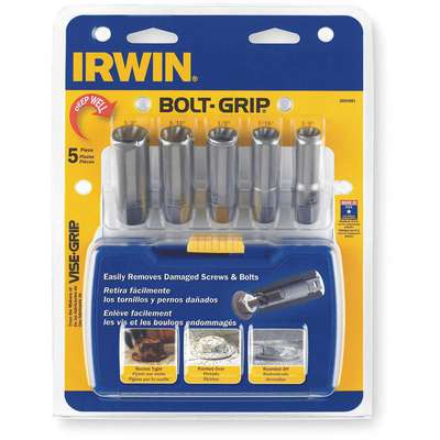 910766-1 Screw Extractor Set, Extractor Type Reverse Spiral Flute Deep ...