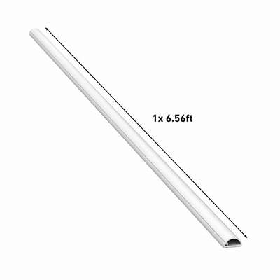 934377-2 D-Line Raceway, Micro Raceway, P VC, 6 ft. 6" Length, 0.31 ...