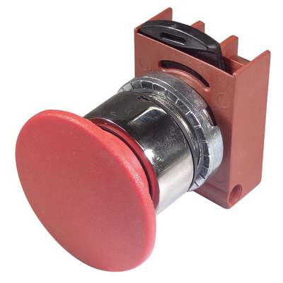 931694-5 Metal Push Button Operator, Type of Operator: 40mm Mushroom ...