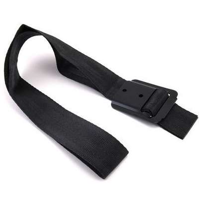 9845 19 in. Pull Down Strap Black Retainer Loop For Doors Up To 96 ...