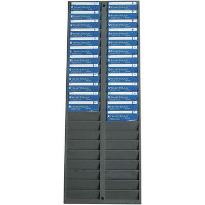 918427-8 Pyramid Employee ID and Badge Rack, 9/10 x 3-1/2" x 12/40 ...