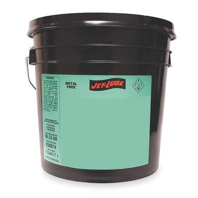 931365-2 Jet-Lube 2 gal Pail Metal-Free Thread Sealant, Black ...