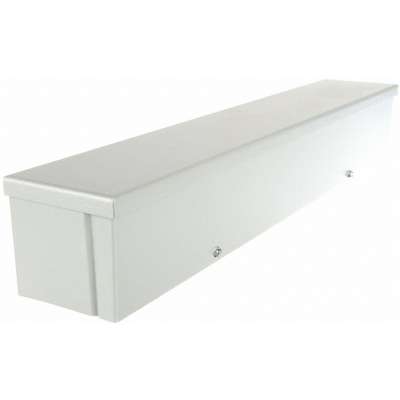 924788-5 Wiegmann 4"H x 24"W x 4"D Metallic Wiring Trough, Gray ...