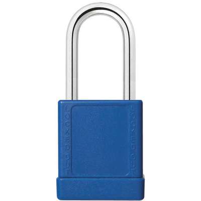 925632 Blue Lockout Padlock, Alike Key Type, Aluminum Body Material, 6 ...