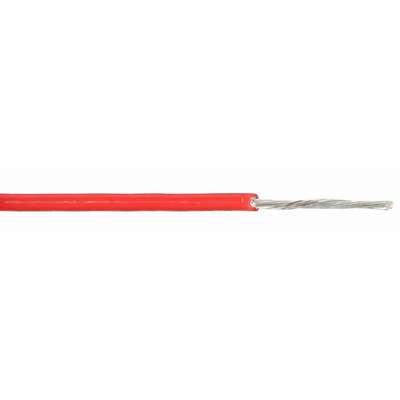 937930 Tempco High Temp Lead Wire: 14 AWG Wire Size, Red, 100 ft Lg ...