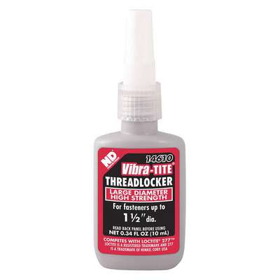 932634-2 Vibra-Tite 146 Series High-Strength Threadlocker, Red Liquid ...