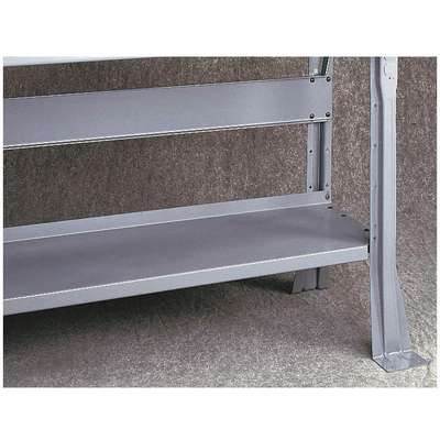 911649-4 Tennsco Lower Shelf: 72 in Wd, 14 in Dp, 1 in Ht, Steel, 350 ...