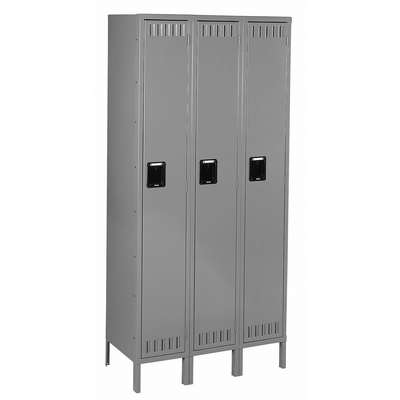 938185-4 Tennsco Wardrobe Locker: 36 in x 18 in x 78 in, Louvered, 1 ...