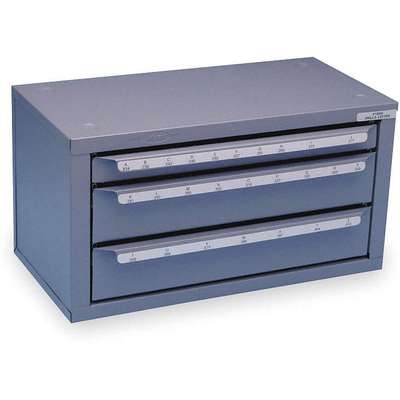 926450-2 Steel Drill Bit Case for Jobber Length Drill Bits, 7-3/8" D x ...