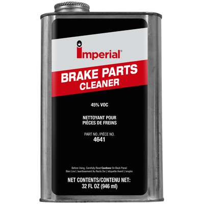 4641 Imperial Brake Parts Cleaner 45% Non Chlorinated, 32 oz. Steel ...