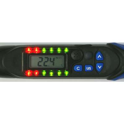 Westward 1/2" Fixed Electronic Torque Wrench, Torque Range (Ft.-Lb ...