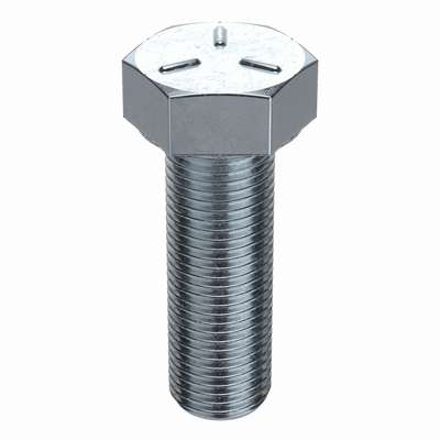 945553-1 Hex Head Cap Screw: Steel, Grade 5, Zinc Plated, 9/16"-18 ...