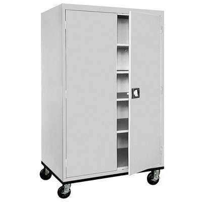 942818-2 Sandusky Storage Cabinet: Casters, 46 in x 24 in x 78 in ...