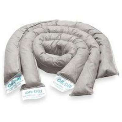 911705-6 Oil-Dri Absorbent Sock for General Spills; 4 ft. L, Absorbs 12 ...