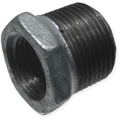 912332-3 Galvanized Malleable Iron Hex Bushing, 4" x 3" Pipe Size, MNPT ...