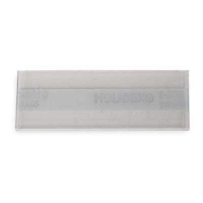 931596-8 Stanley Vidmar Vinyl and Paper Label Holder, Clear, 3" L x 1 ...
