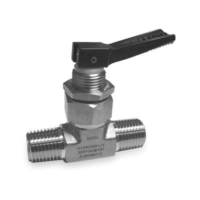 929984-2 316 Stainless Steel MNPT x MNPT Mini Ball Valve, Toggle, 1/4 ...