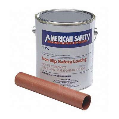 5651 American Safety Technologies Anti-Slip Floor Coating, Black, 1 gal ...