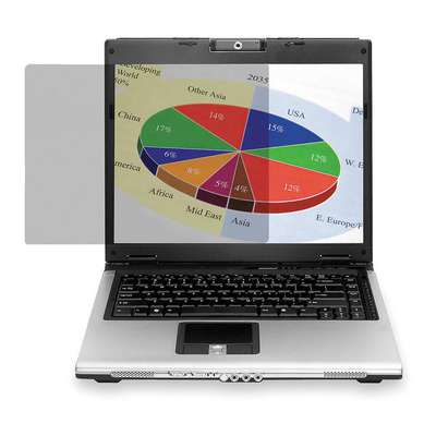 934038-1 Fellowes Privacy Filter,14.1in. Laptop/LCD,Black | Imperial ...