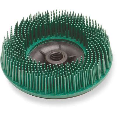 910725-2 Scotch-Brite 4-1/2" Bristle Disc, Arbor Hole Mount, 3/4" Trim ...