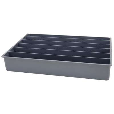 3914 Imperial Gray Polyproplylene 6 Compartment Drawer Insert ...