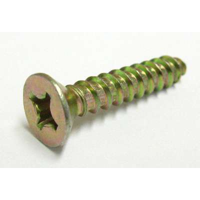 935024-4 Flat Phillips Concrete Screw, 1/4" Dia. x 2", Steel, Zinc ...