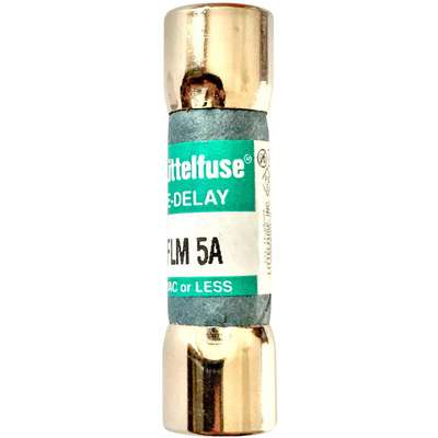 69813 Littelfuse 5A Slow Blow FLM Class CC Time Delay Fuse with 250V ...