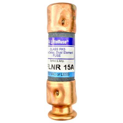 69902 Littelfuse FLNR Series, 15A RK5 Fuse; 2 in. L x 9/16 in. dia ...
