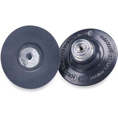 910730-6 3M 1-1/2" TR Disc BackuPad, 1/4"-20 Threaded Arbor Hole Back ...