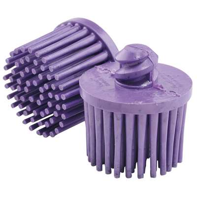 69924 3M Scotch-Brite Roloc Bristle Disc, 1", 36 Grit, Purple ...