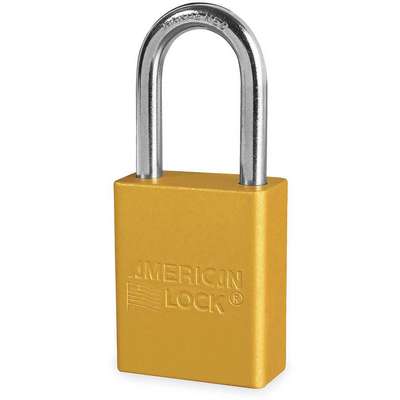 920759-7 American Lock Yellow Lockout Padlock, Different Key Type ...
