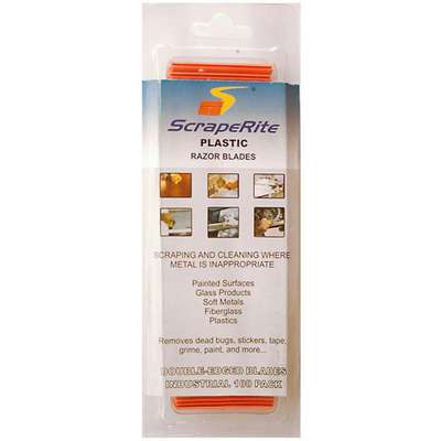6993-4 Scraperite Reversible Razor Blade, Plastic, Orange | Imperial ...