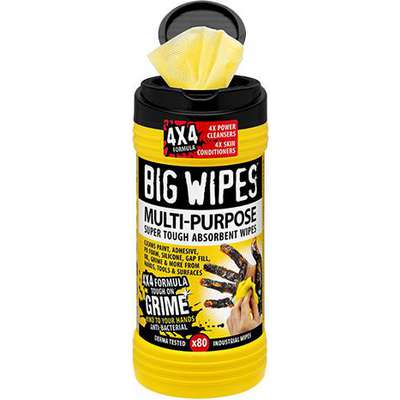 4104 Big Wipes Multi-Purpose Absorbent Wipes, 80 Count | Imperial Supplies