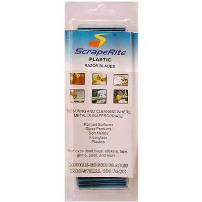 6996-4 Scraperite Reversible Razor Blade, Plastic, Blue | Imperial Supplies