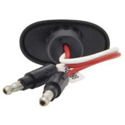 84345 Grote Micronova Clearance Marker Lamp with Grommet, LED, Red Oval ...